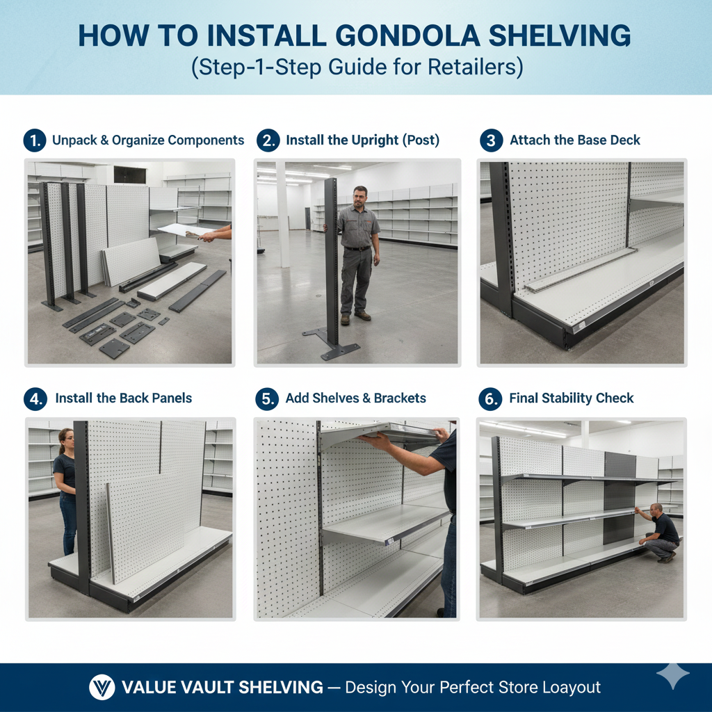 How to Install Gondola Shelving – Step-by-Step Guide – Value Vault Shelving